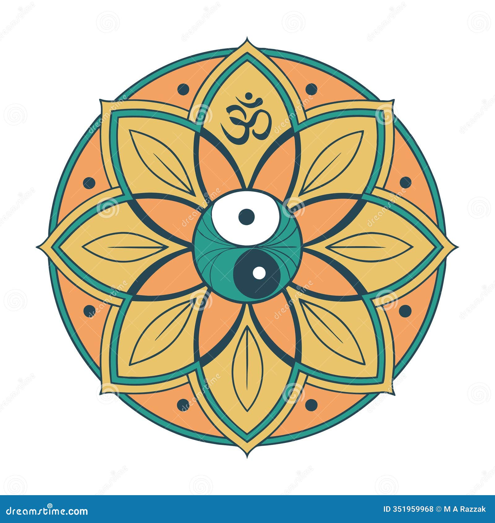 Mandalas and Their Connection To the Universe Stock Illustration ...