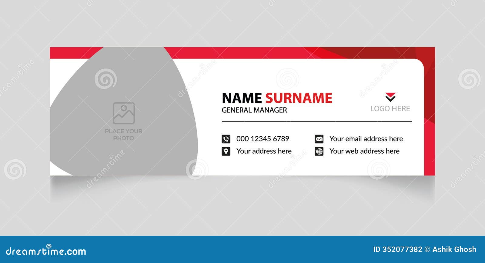 Email Signatures Bundle Mega Collection, Email Footer Template Set ...