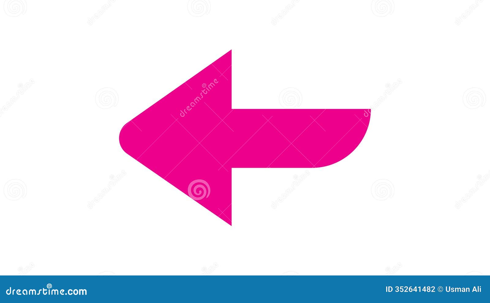 Left arrow symbol stock illustration. Illustration of text - 352641482