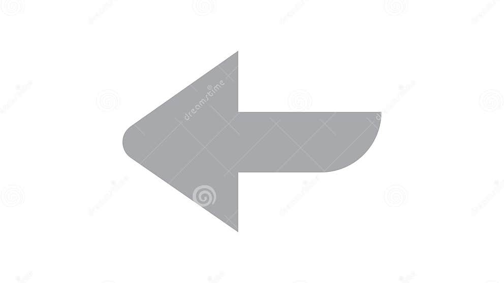 Left arrow symbol stock illustration. Illustration of sketch - 352641489