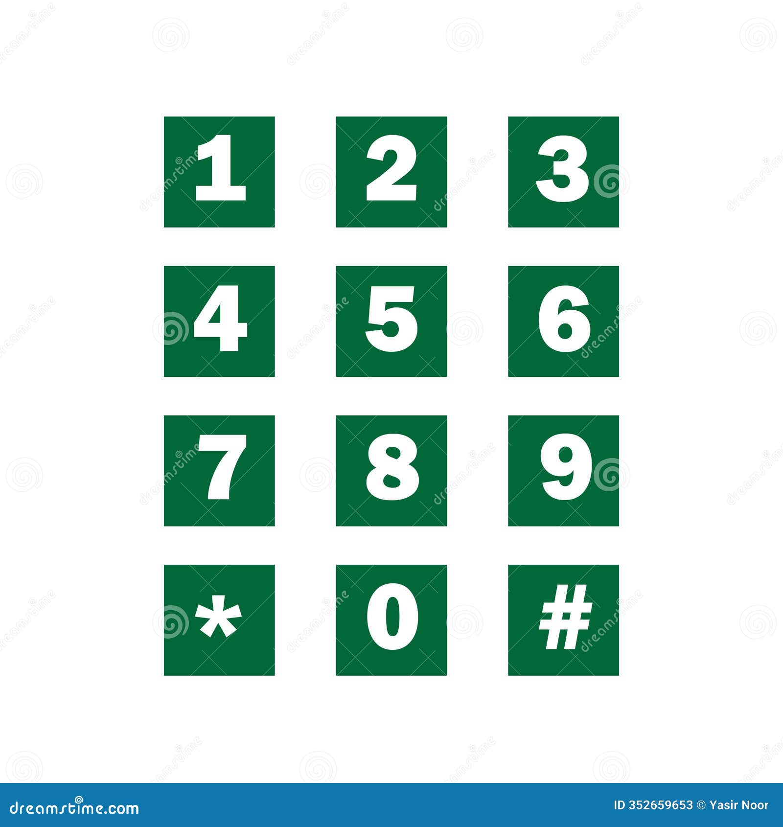 Dailpad - phone Dail pad stock illustration. Illustration of symbol ...