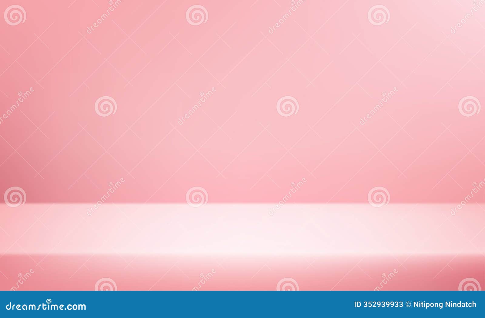 Empty Pink Studio Background. Pink Studio Lighting. Vector Illustration ...