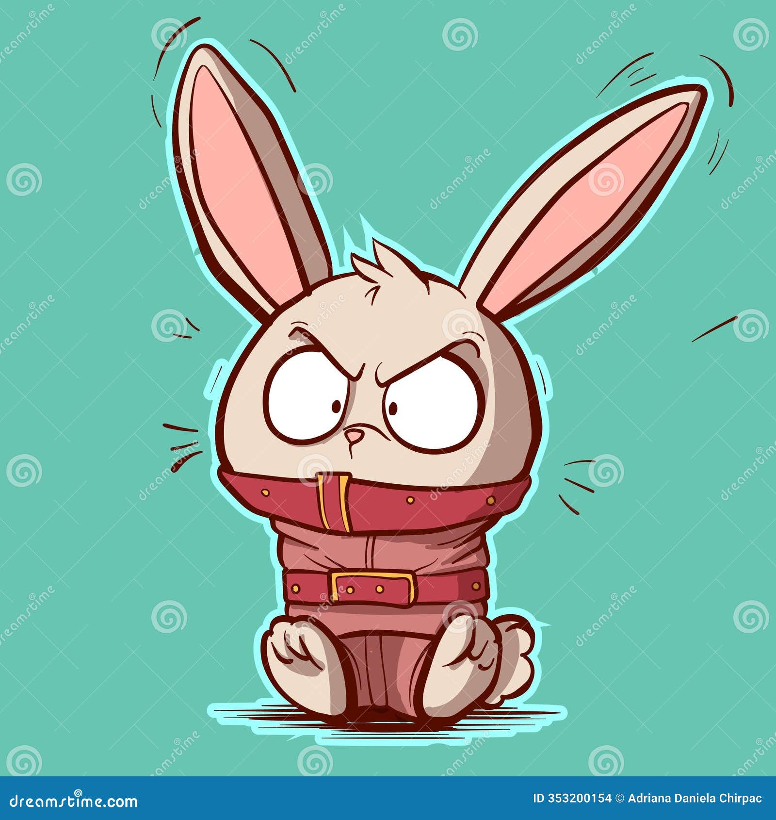 Cartoon Of Insane Man Or Maniac Killer Walking With Big Knife ...