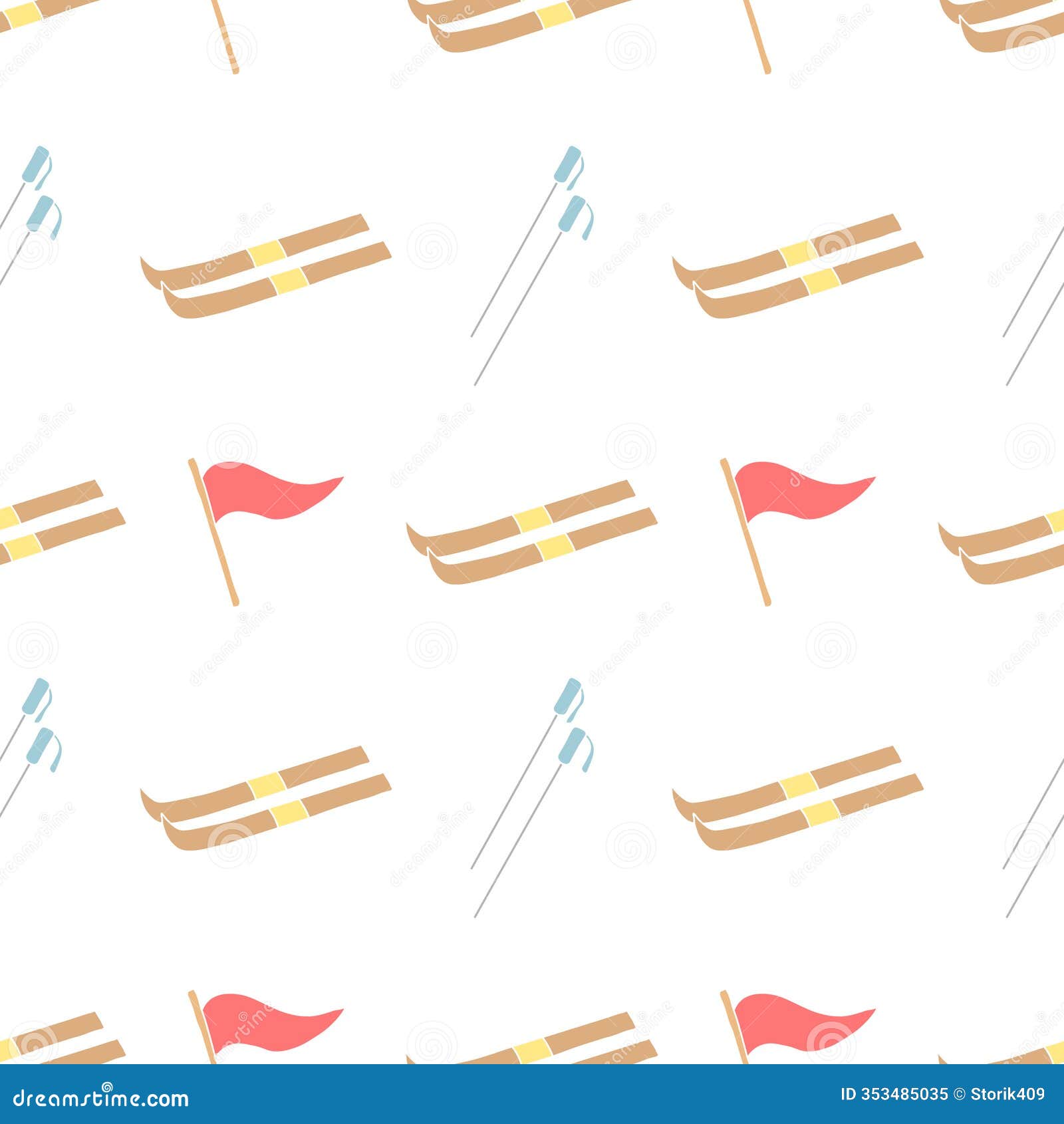 Seamless Sport Pattern. Background with Sports Icons Stock Illustration ...