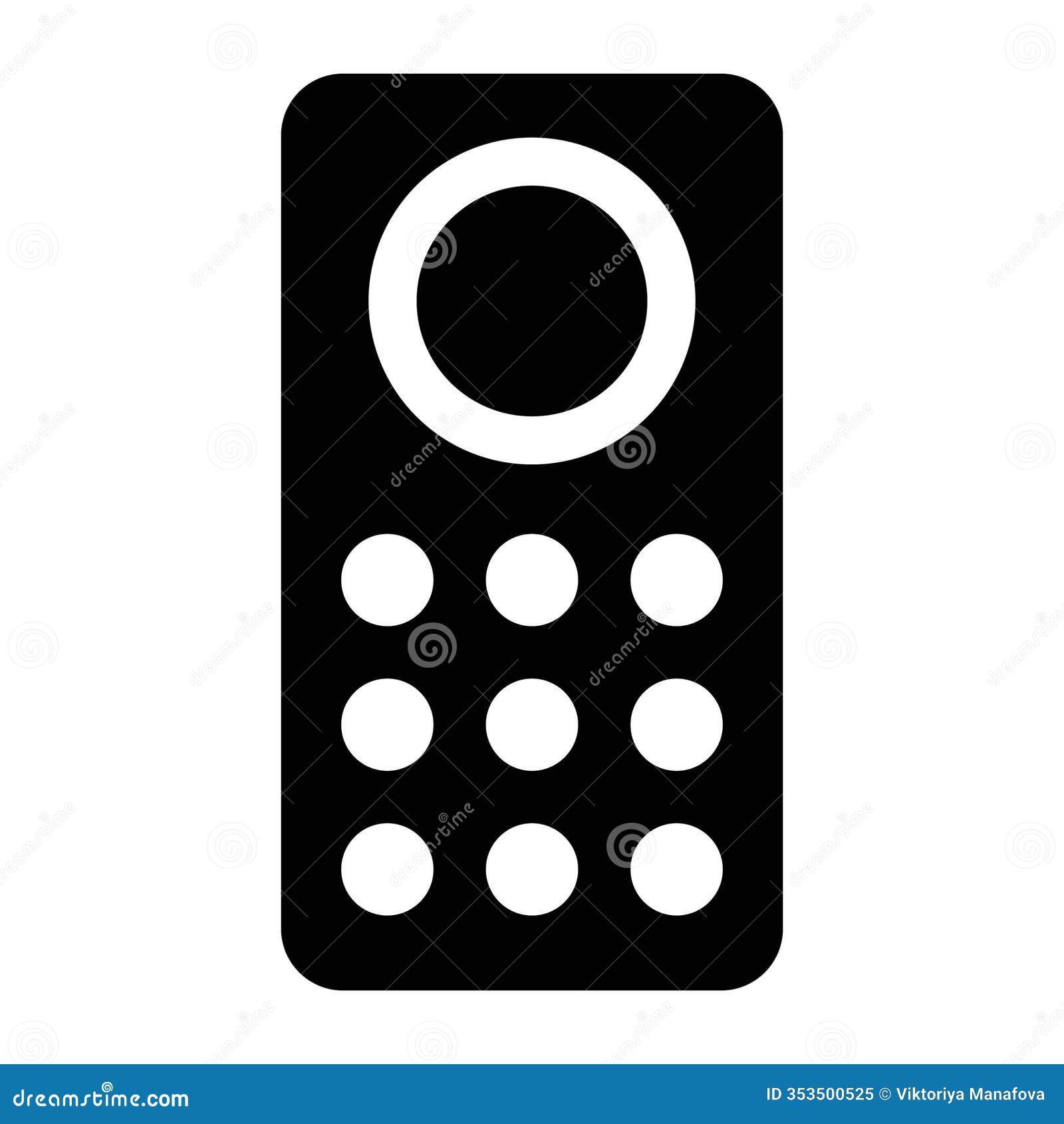 Remote control icon stock illustration. Illustration of background ...