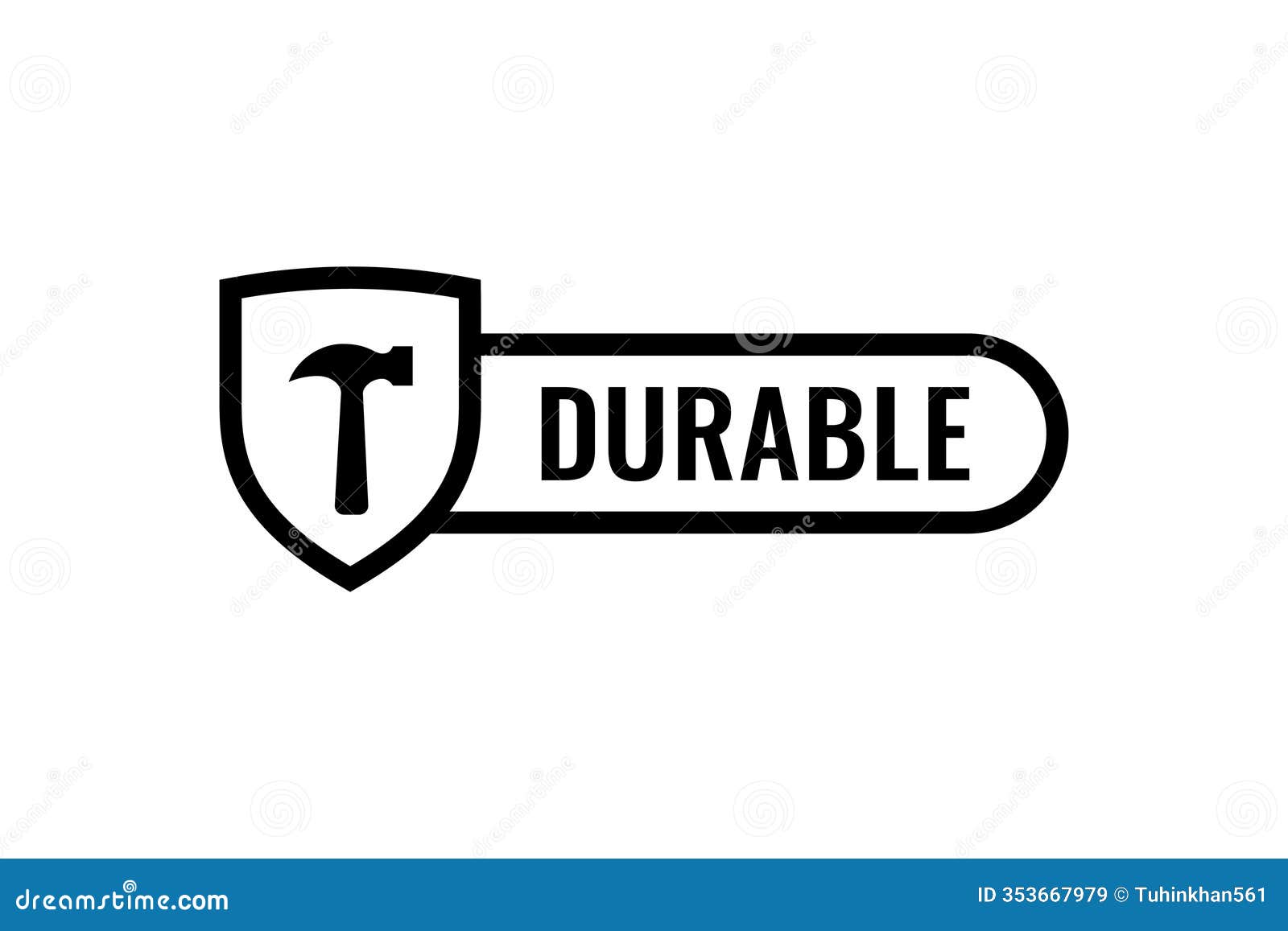 Durable Icon Vector. Durable Label Sign. Durable Logo Vector for ...