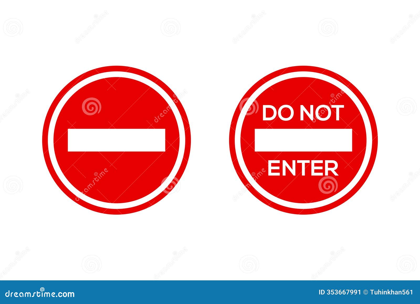 Stop Sign Vector. Not Allowed Sign. Warning Stop Symbol. Prohibited ...