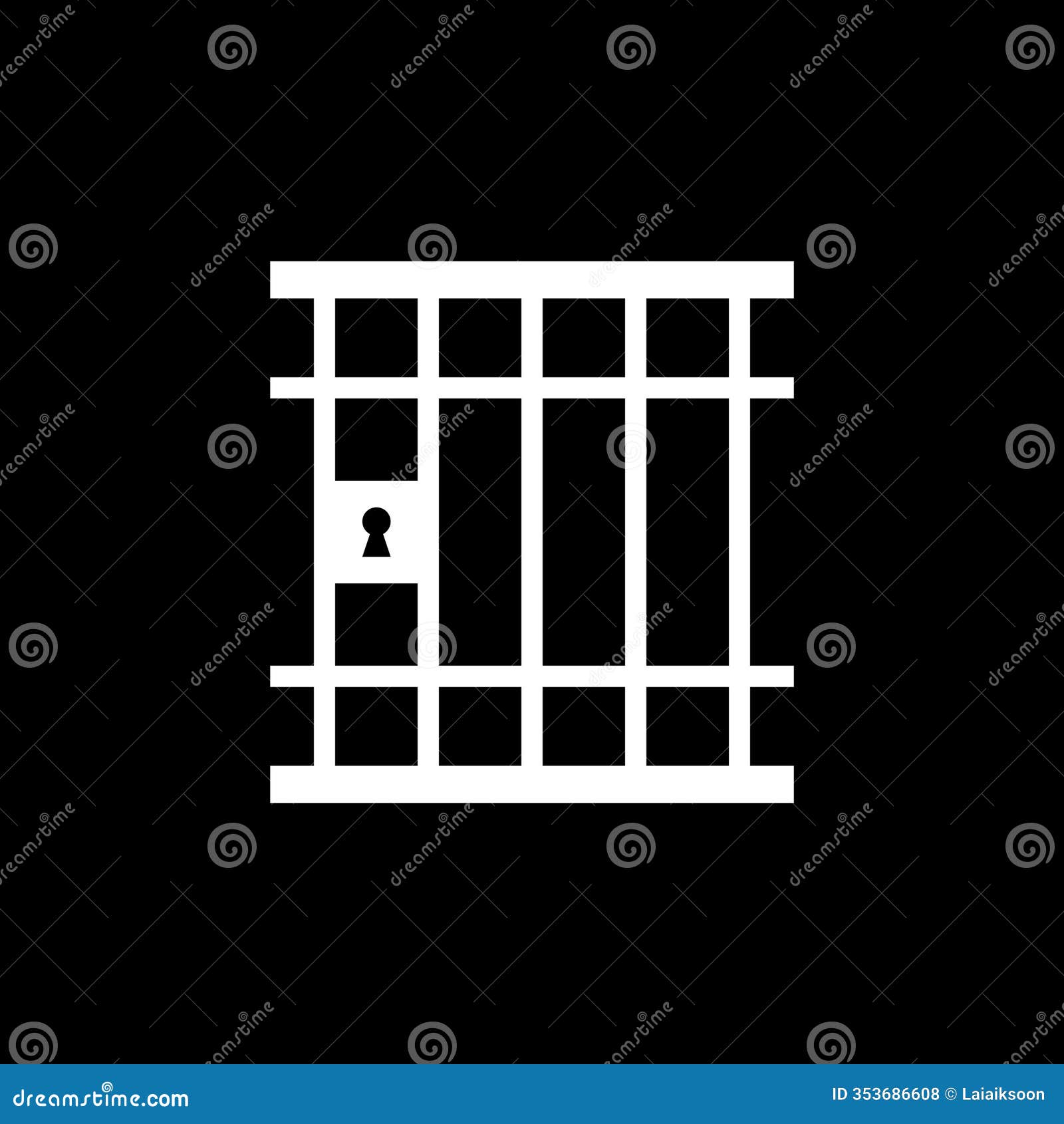 Prison Icon Vektor Royalty-Free Illustration | CartoonDealer.com #269708901