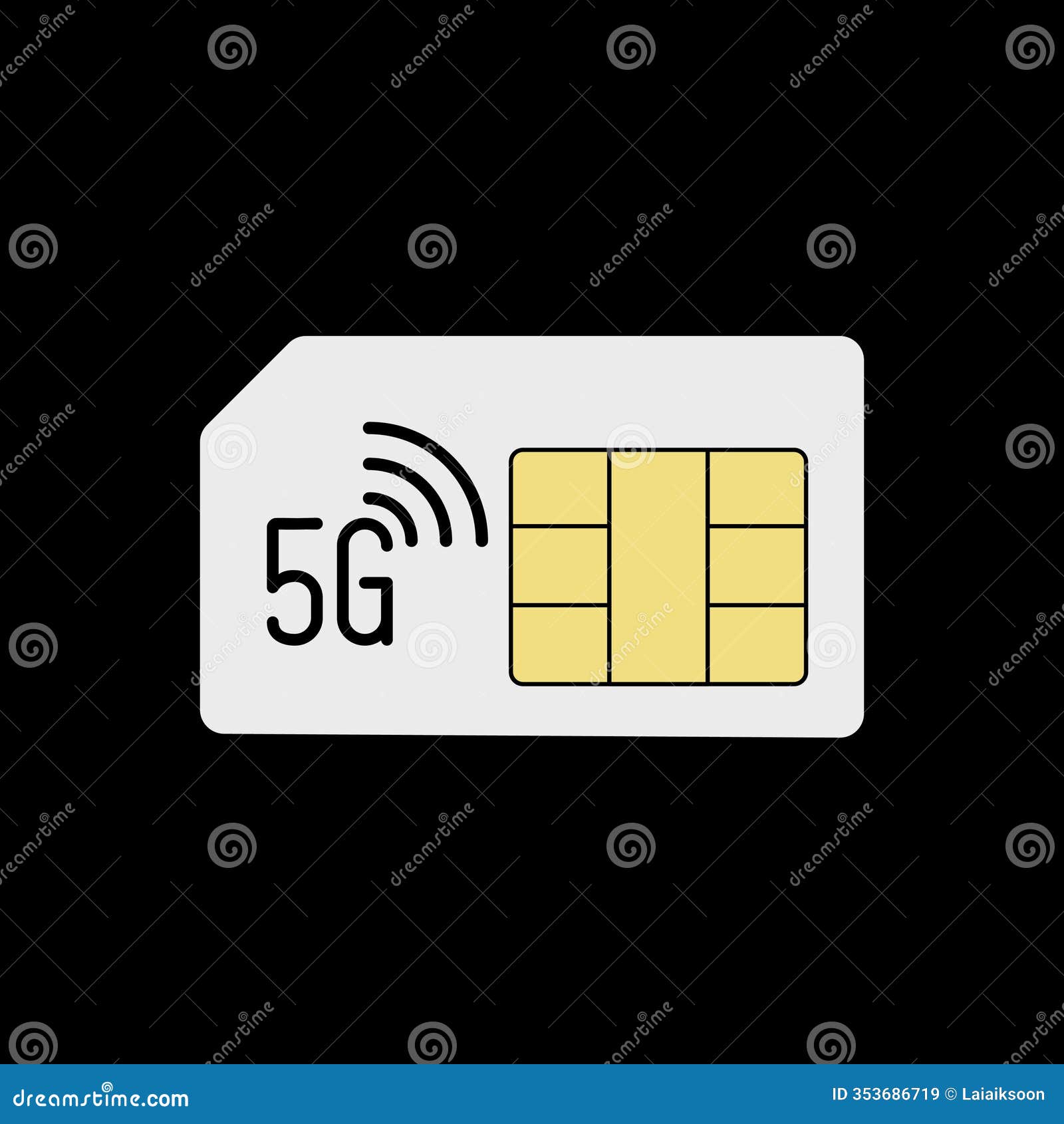 Esim Cell Phone Icon 3d Design Vector Or Electronic Embedded Sim Card ...