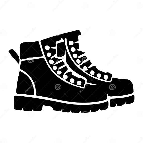 Hiking Boot Icon. Simple Illustration of Hiking Boot Vector Icon for ...