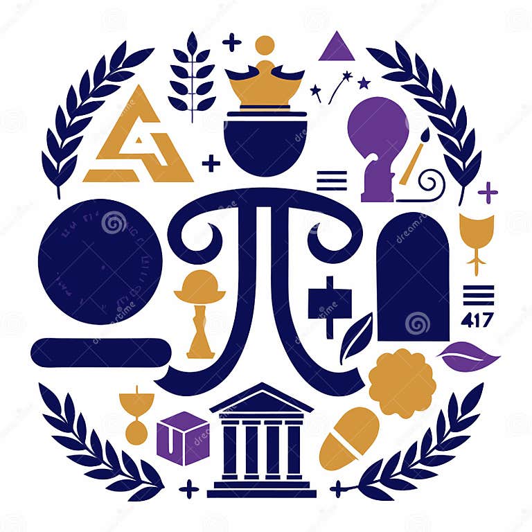 Greek Signs and Symbols Tattoo Different Greek Letter Stock ...