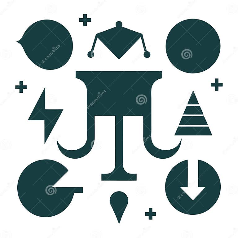 Greek Signs and Symbols Tattoo Different Greek Letter Stock ...