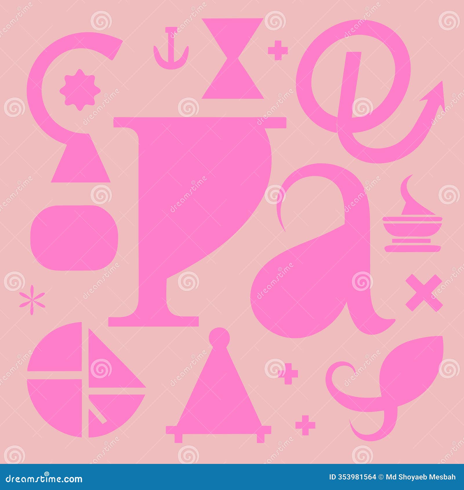 Greek Signs and Symbols Tattoo Different Greek Letter Stock ...