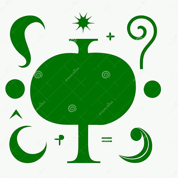 Greek Signs and Symbols Tattoo Different Greek Letter Stock ...