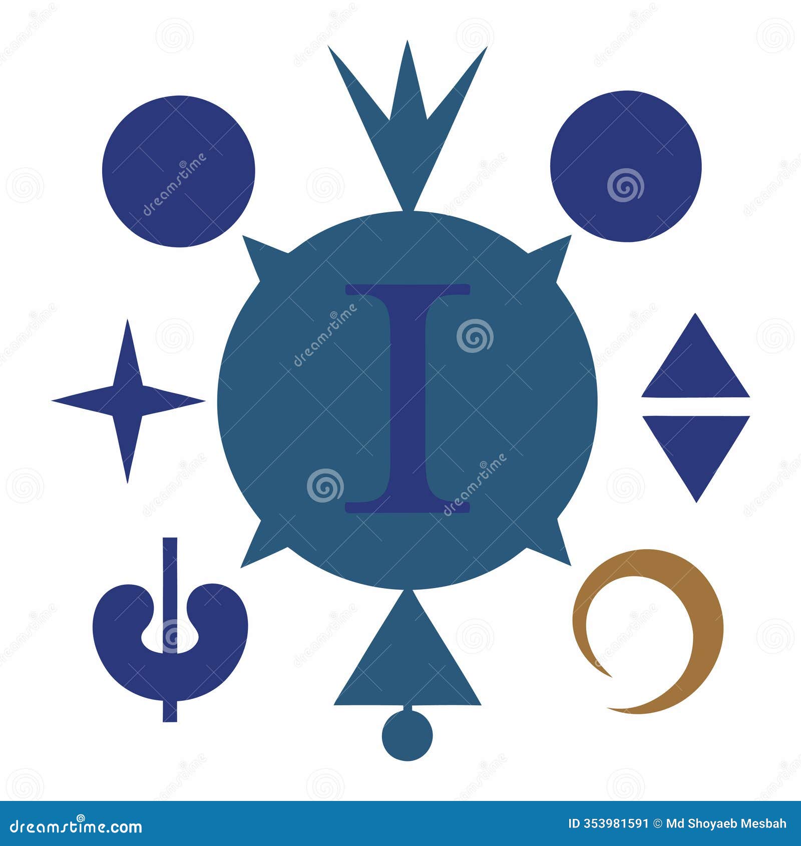 Greek Signs and Symbols Tattoo Different Greek Letter Stock ...