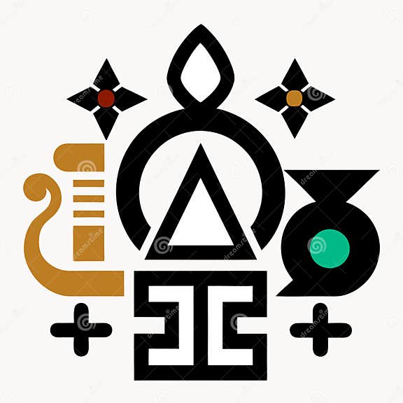 Greek Signs and Symbols Tattoo Different Greek Letter Stock ...