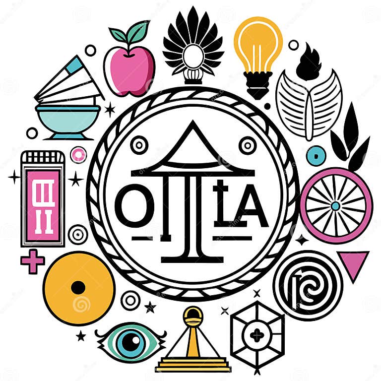 Greek Signs and Symbols Tattoo Different Greek Letter Stock ...