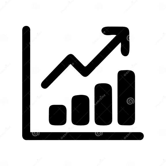 Simple Graphic of a Rising Bar Chart, Signifying Growth. Stock Vector ...