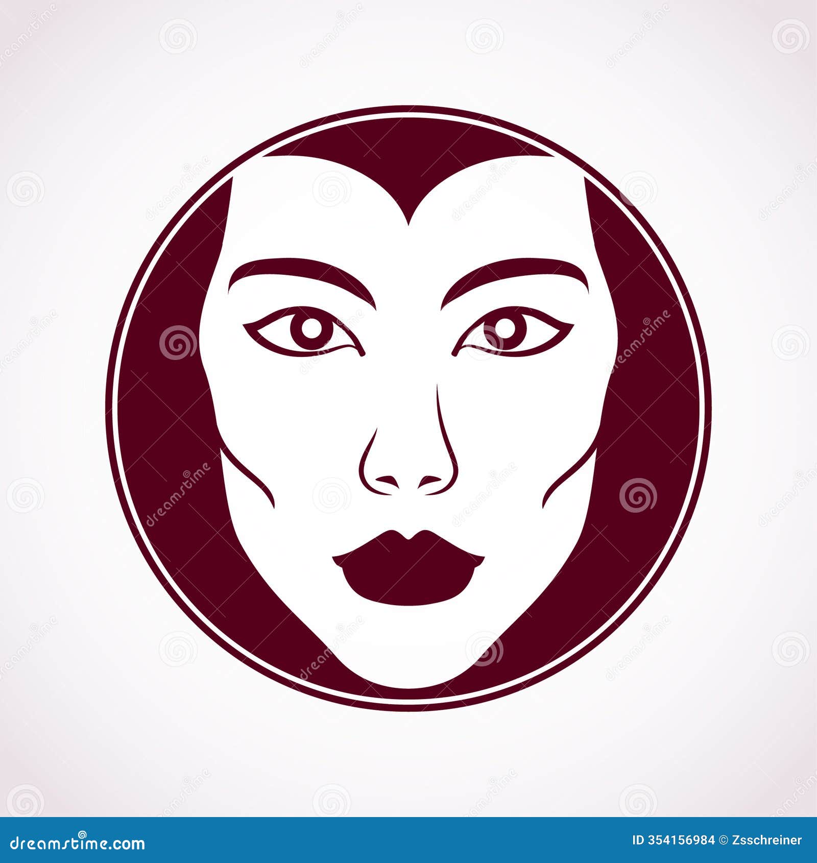 Man Face Simple Vector Sketch Single One Line Art, Continuous ...