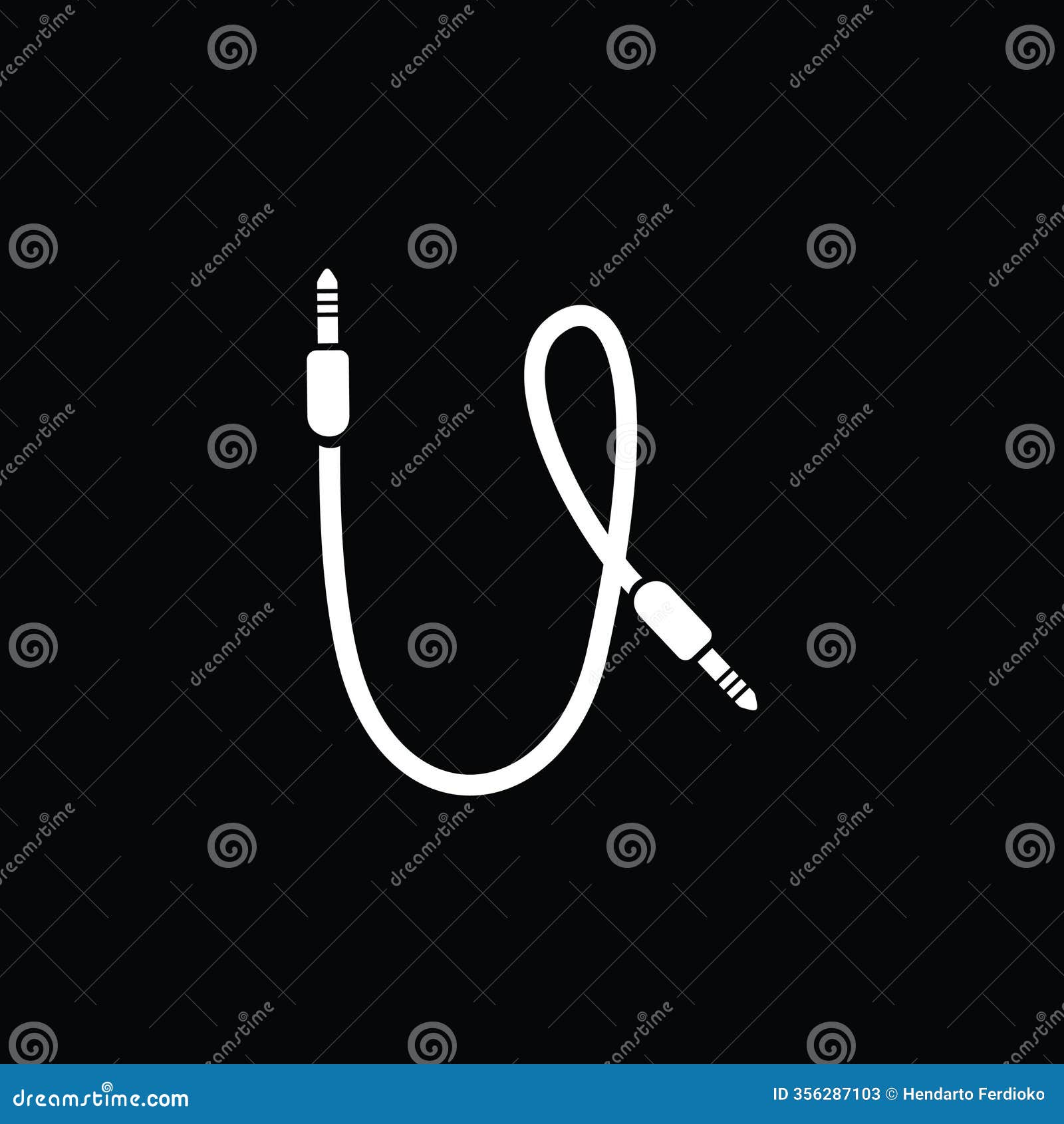 Letter U Cable Jack Logo Design Vector Icon Graphic Symbol Illustration ...