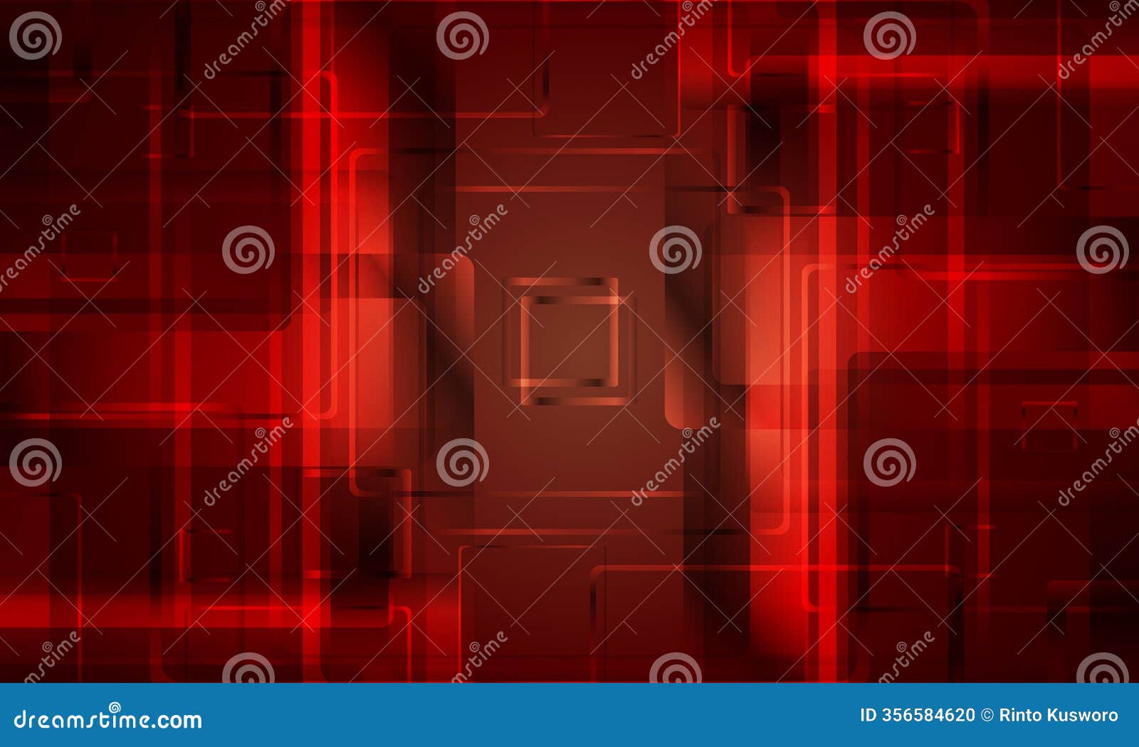 Abstract Glass Techno Dark Red Background. Circuit Digital Futuristic ...