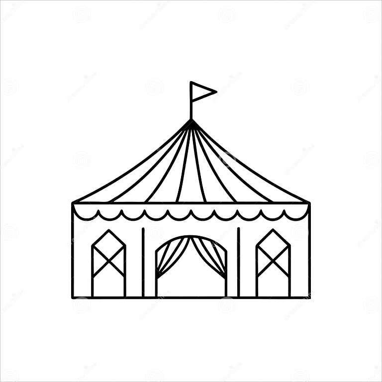 Simple Marquee Festival Design in Vector Art Stock Vector ...