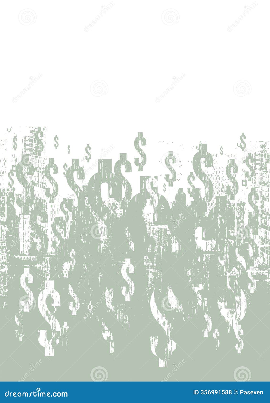 A4 Format on the Theme of Banking, Finance and Money Stock Illustration ...