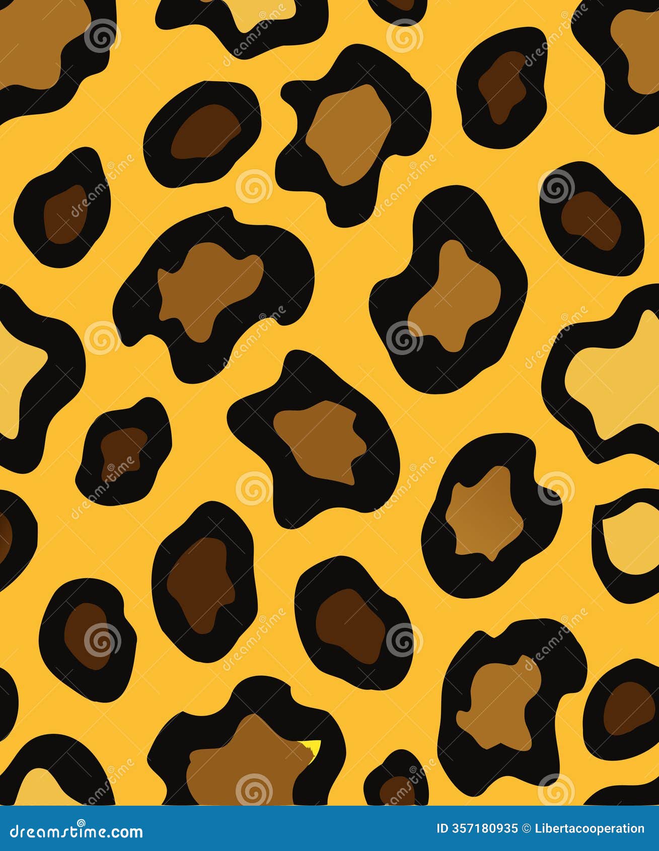 Vibrant Leopard Print Pattern - Stylish Animal Print Design Stock ...