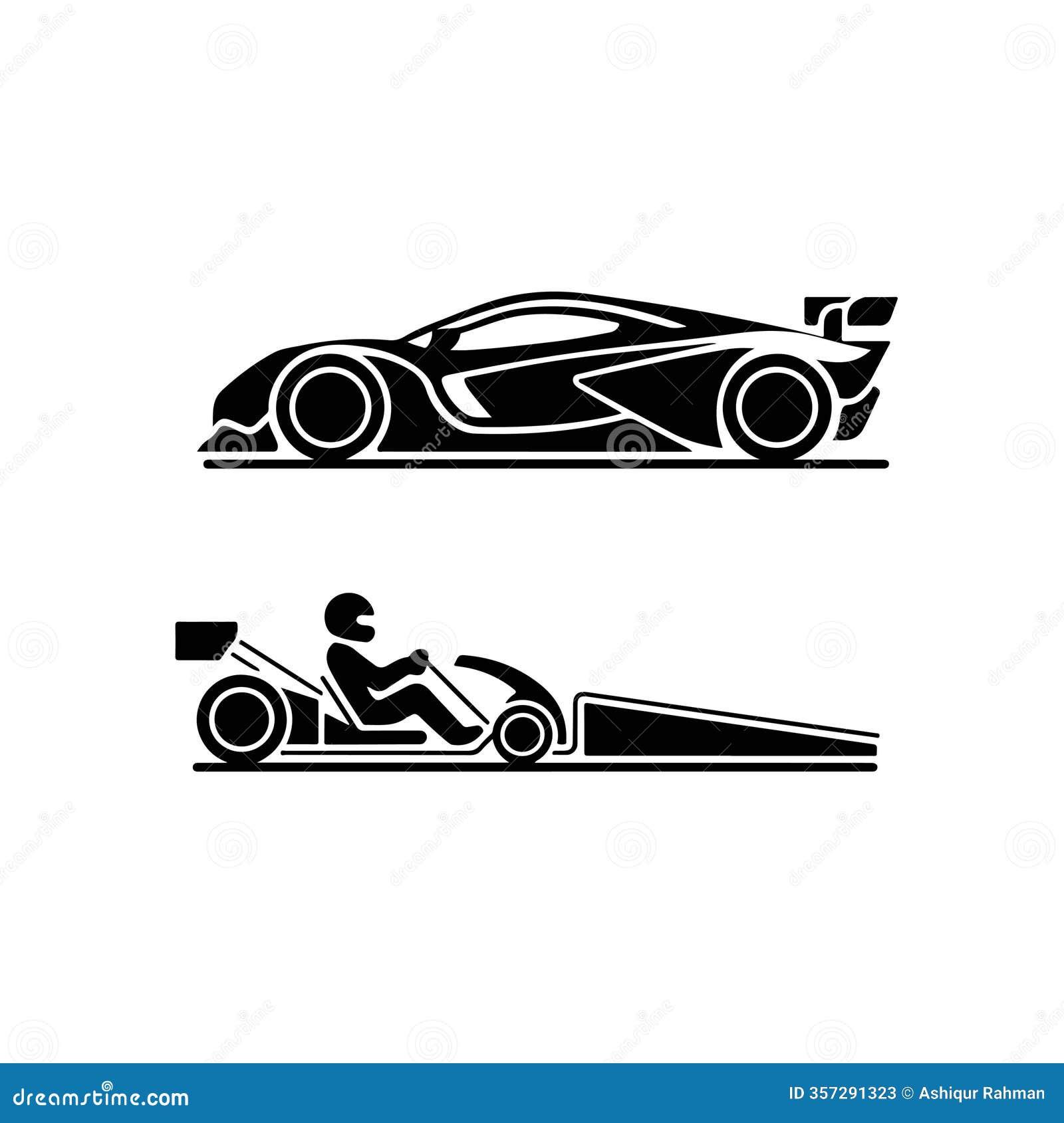 Set Bundle RPM Speed Logo Design Template 4 Pack Icon Cartoon Vector ...