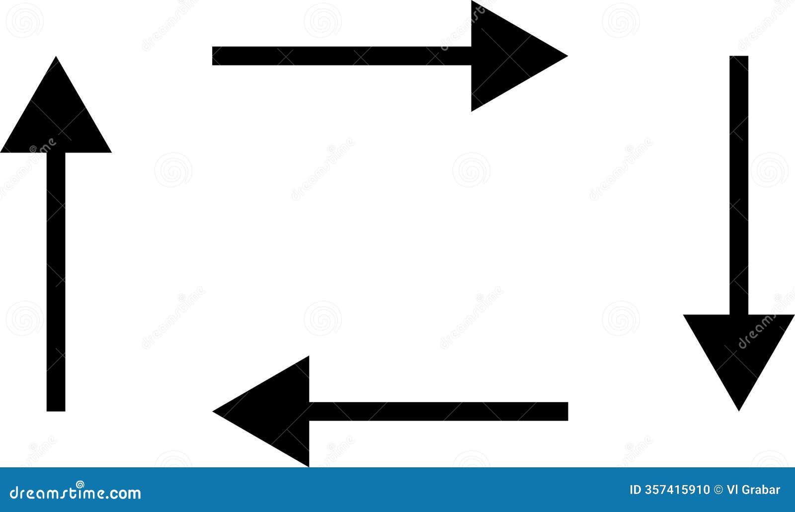 Simple Arrows Icon Set. Line Arrows Stock Illustration - Illustration ...