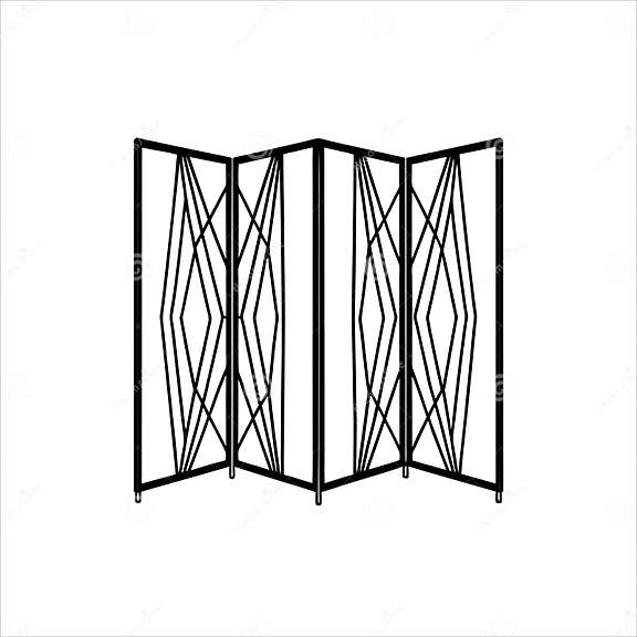 Minimalist Room Divider Artwork in Vector Format Stock Vector ...