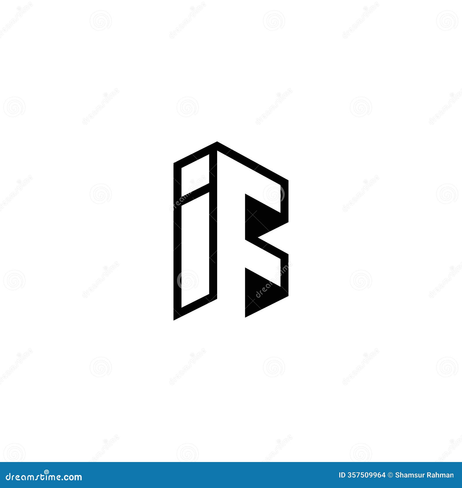 Alphabet Initials Logo IF, FI, I and F Stock Vector - Illustration of ...