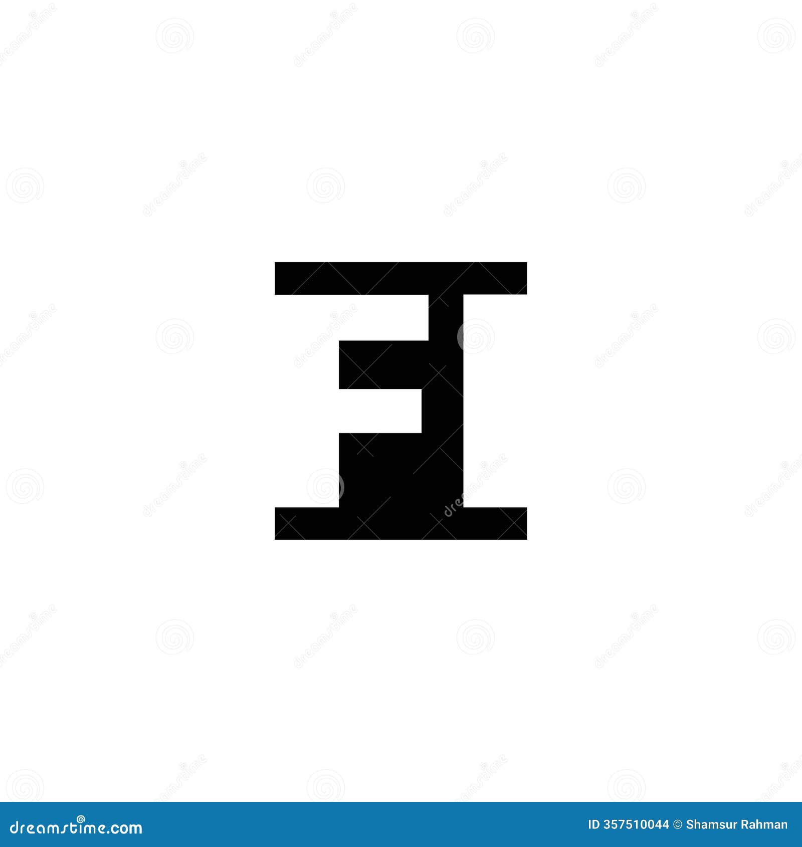 Alphabet Initials Logo IF, FI, I and F Stock Vector - Illustration of ...