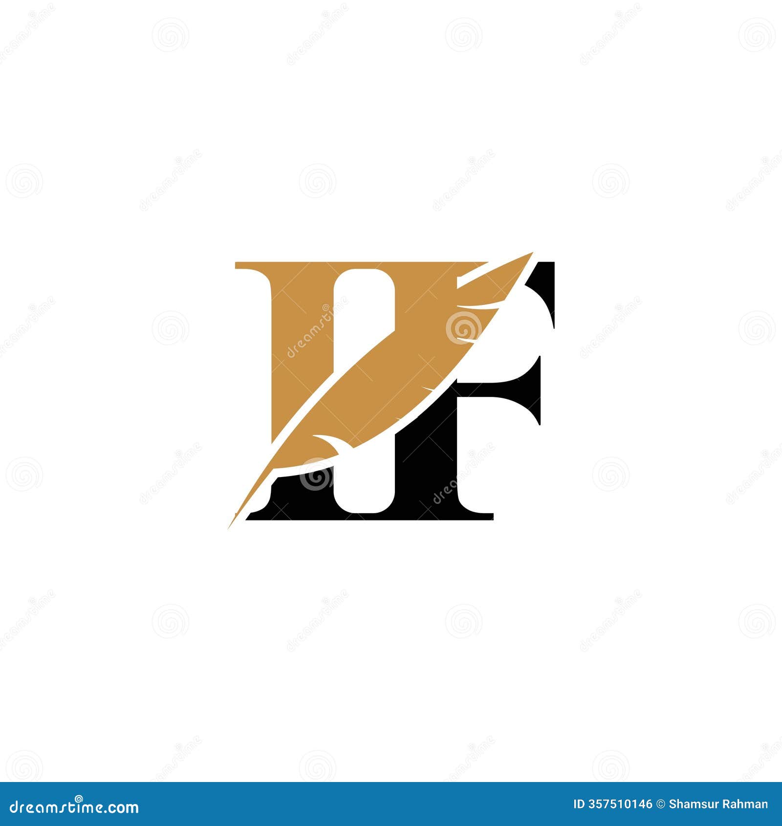 Alphabet Initials Logo IF, FI, I and F Stock Vector - Illustration of ...