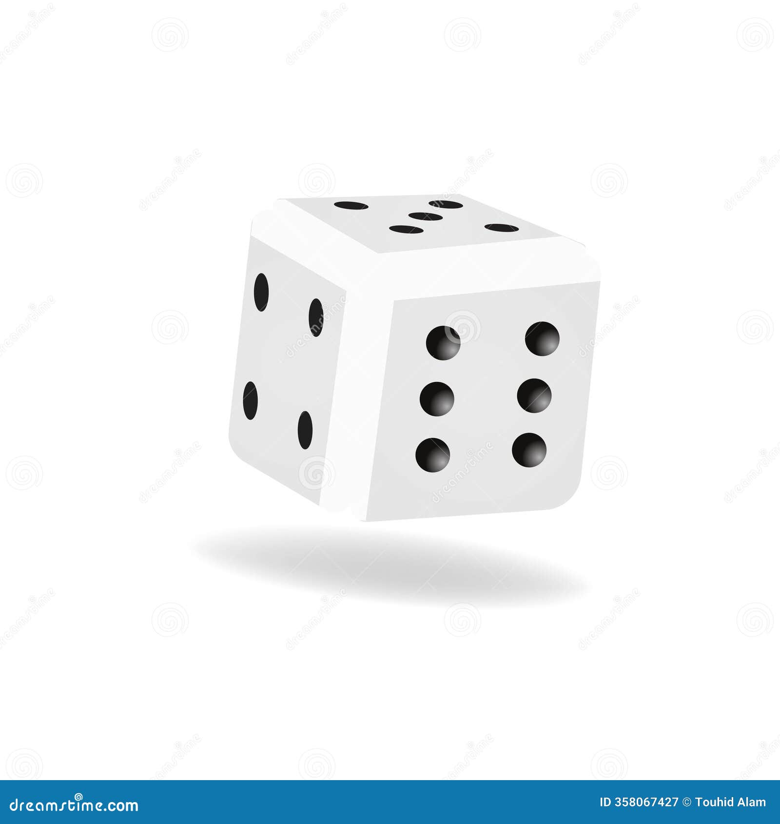 Game Dice in Flight Casino Dice Stock Vector - Illustration of logo ...