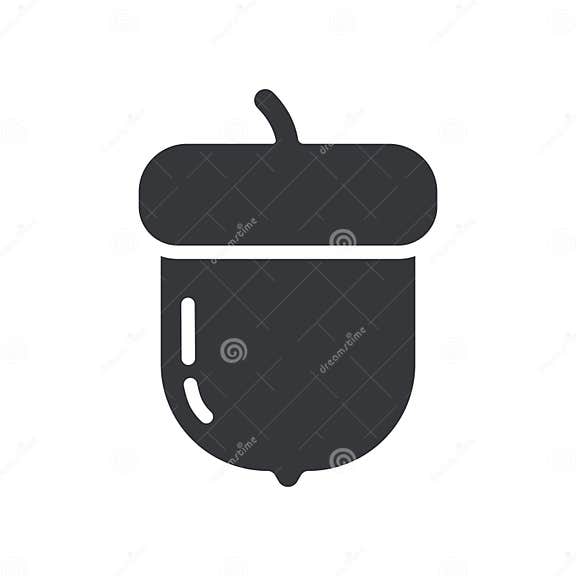 Isolated Pictogram of Tree Nuts Icon Stock Vector - Illustration of ...