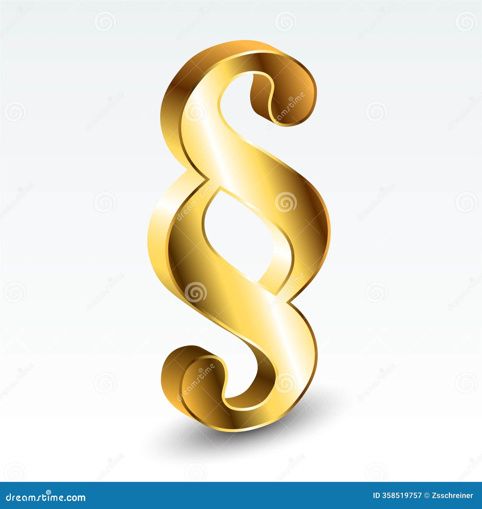 Golden Paragraph Royalty-Free Stock Image | CartoonDealer.com #5042818