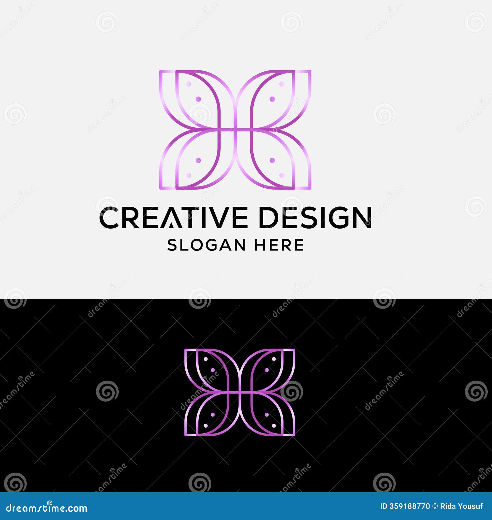 SYMBOL Initial Letter Design Monogram Abstract Logo Stock Illustration ...