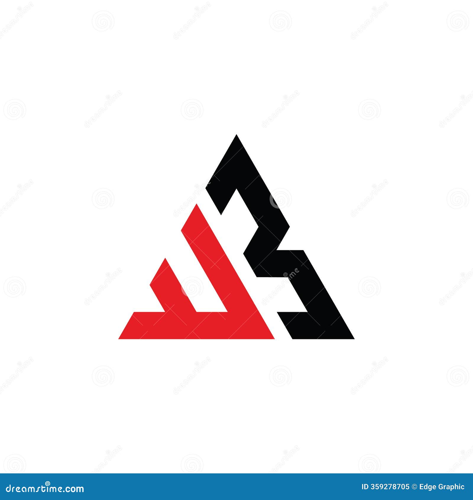 Initial letter W3 stock vector. Illustration of letter - 359278705