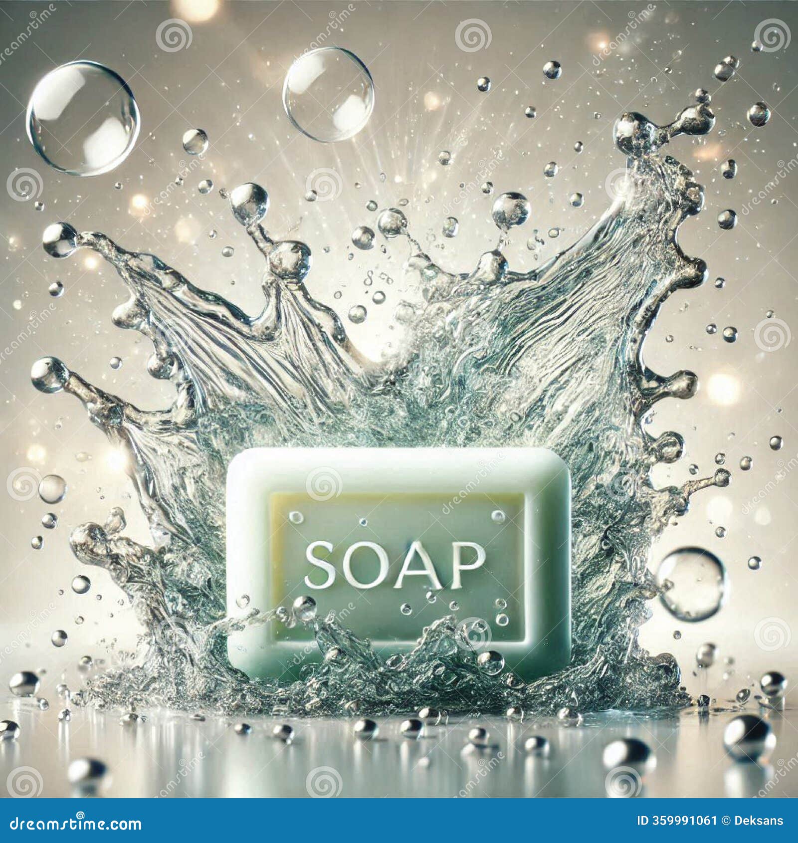 Soap in Water Image Intended for Web Design Stock Illustration ...