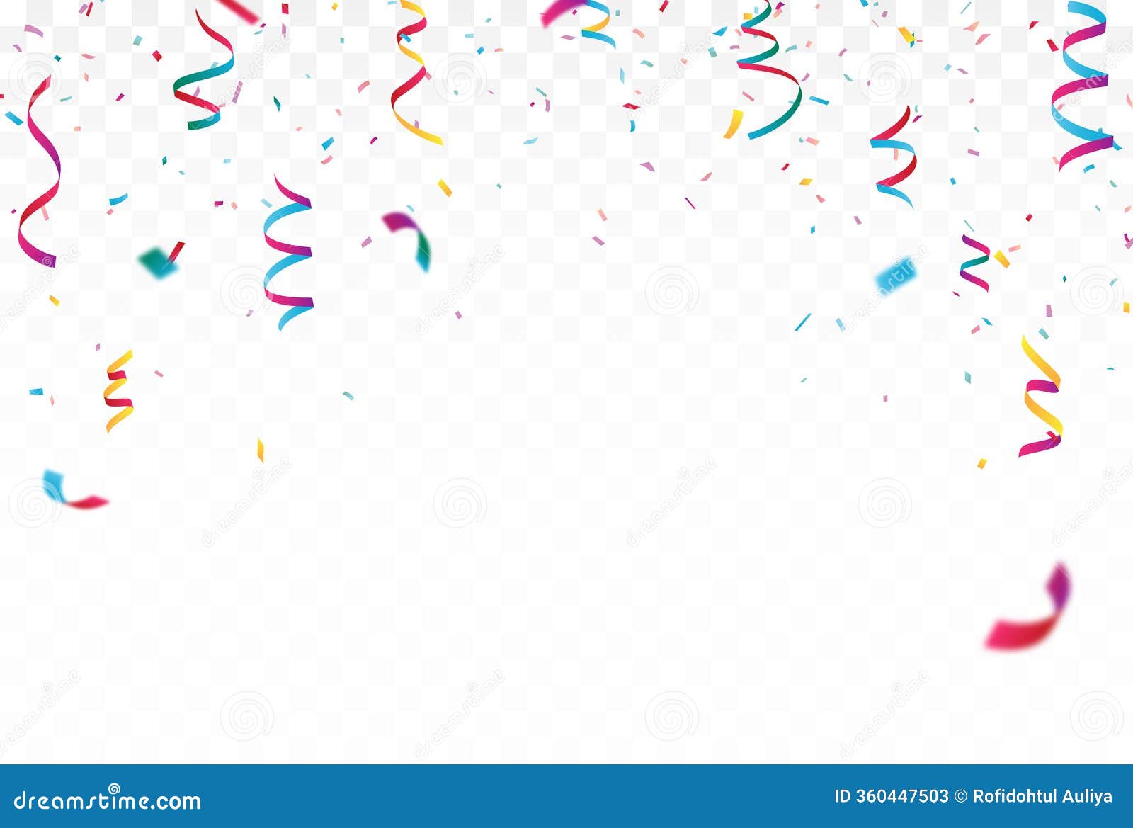 Confetti Banner Background. Birthday, Holiday, Advertising and Party ...