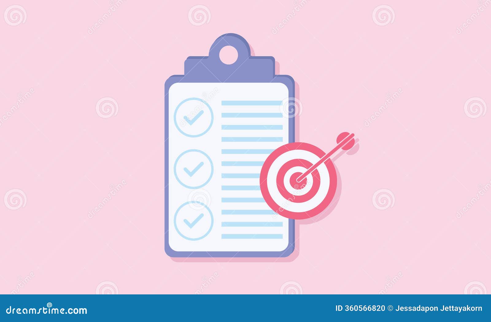 Assignment Target Icon. Clipboard, Checklist Symbol. Stock Vector ...