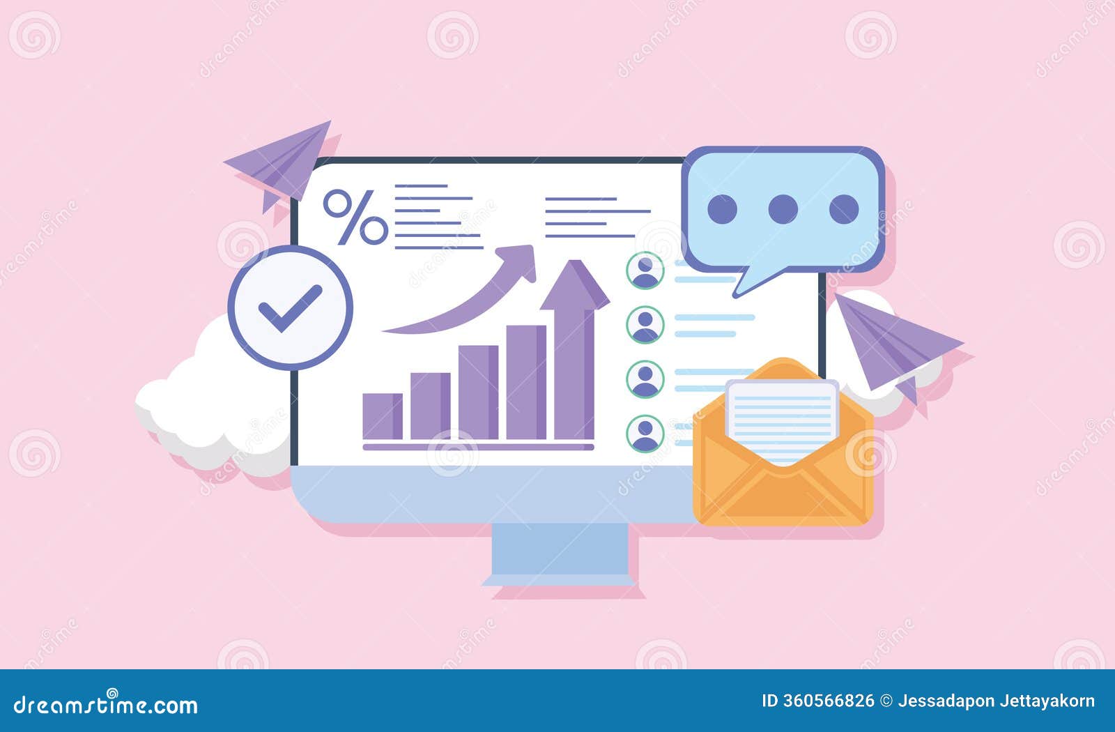 Assignments , Analyzing Data Concept. Stock Vector - Illustration of ...