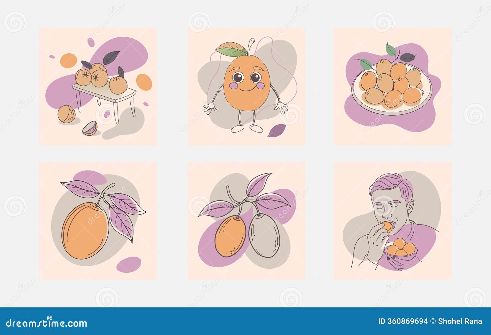 Kumquat / Color Palette Ready For Textile. Hue, Tints, Tones And Shades ...