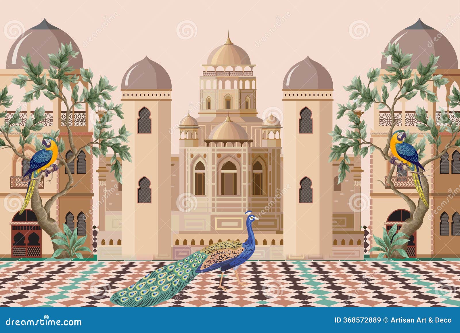 Indian Palace Background, Grand Architecture, Combining Mughal And ...