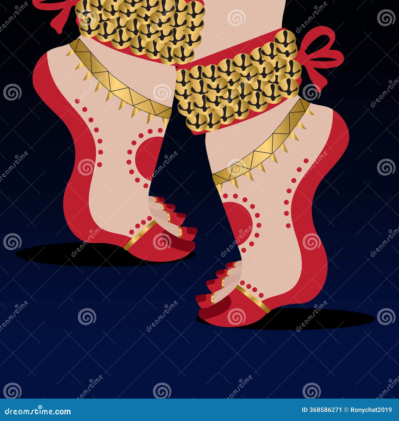 Ghungroo Cartoons, Illustrations & Vector Stock Images - 7 Pictures to ...