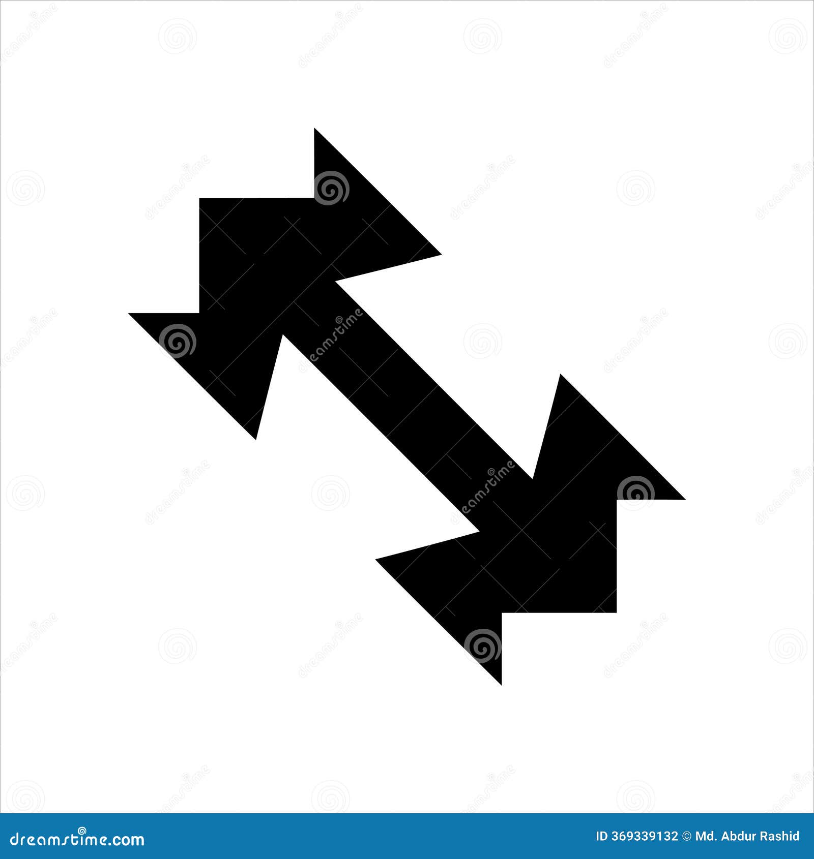 Enlarge Arrow Silhouette Minimalist Vector Design | CartoonDealer.com ...