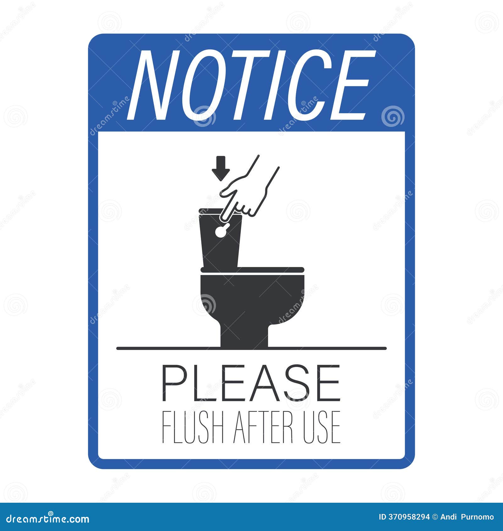 Flushing Toilet Isolated Cartoon Vector Illustration. | CartoonDealer ...