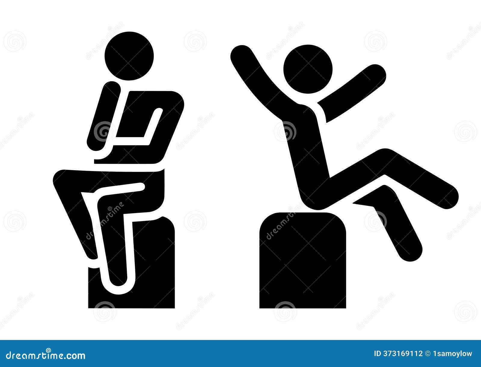 3D Stickman Sitting Alone Stock Photo | CartoonDealer.com #329514528