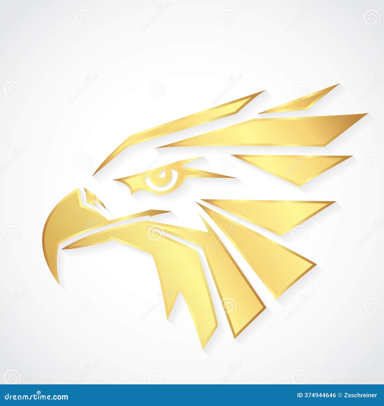 A Stylized Geometric Illustration Of A Goat Is Depicted, Featuring ...